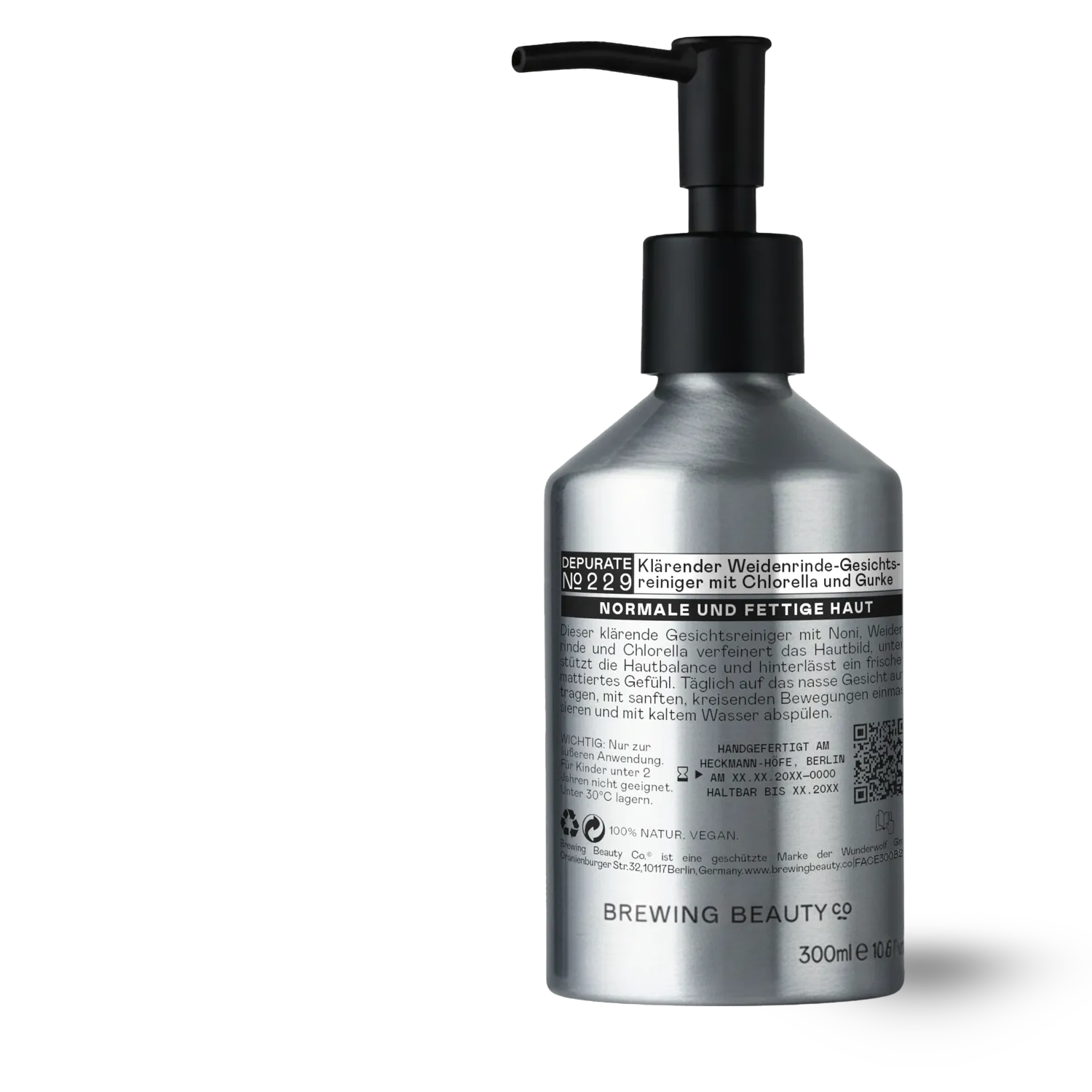 Clarifying Willow Bark Face Cleanser with Chlorella & Cucumber ...