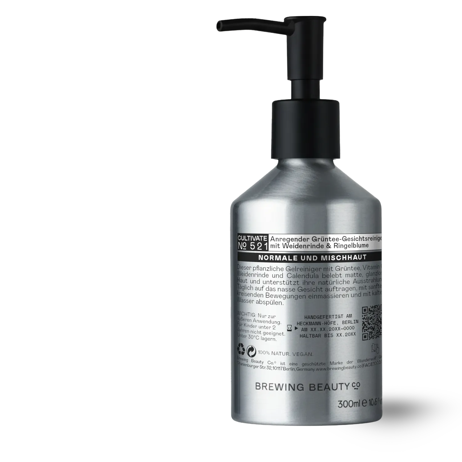 Invigorating Green Tea Face Cleanser with Willow Bark & Calendula ...